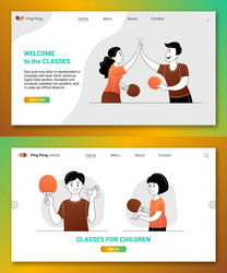 Classes for all welcome graduates landing page Vector Image