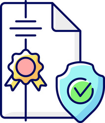 Intellectual property rights concept icon Vector Image