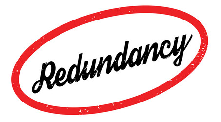 Redundancy rubber stamp Royalty Free Vector Image