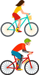 Athlete bike cyclist Royalty Free Vector Image