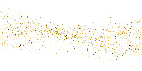 Abstract shiny gold glitter design element Vector Image