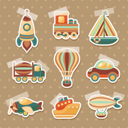 Toy Cars Stickers Vector Images (over 840)