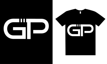 Gp logo Royalty Free Vector Image - VectorStock