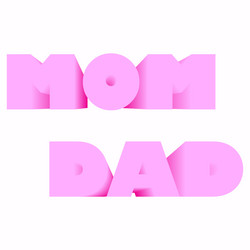 Mom and dad Royalty Free Vector Image - VectorStock