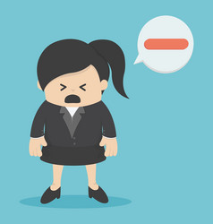 Positive and negative thinking cartoon Royalty Free Vector