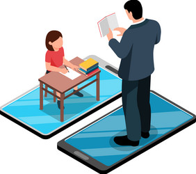 Family morning routine Royalty Free Vector Image