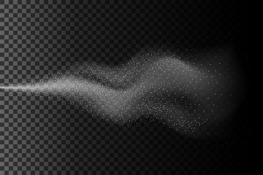 Spray left isolated Royalty Free Vector Image - VectorStock