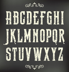 New gothic font Royalty Free Vector Image - VectorStock