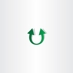Letter u arrow logo template Royalty Free Vector Image