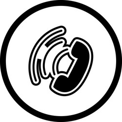Active call icon design Royalty Free Vector Image