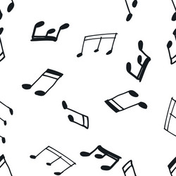 Music seamless background Royalty Free Vector Image