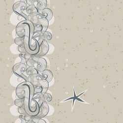 Sea sand seamless pattern Royalty Free Vector Image