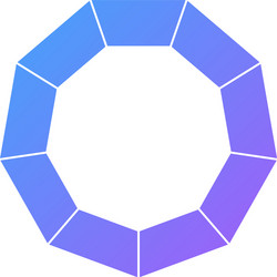 Overlapping circles teamwork infographic template Vector Image