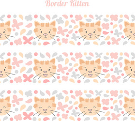 Kitten Border Clip Art
