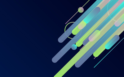 Rounded lines edge background creative lines for Vector Image