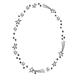 Stars in circle Royalty Free Vector Image - VectorStock