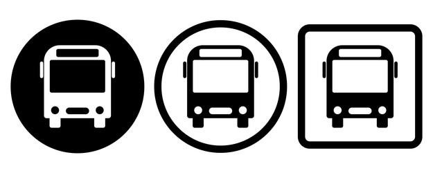 Bus Black and White Vector Images (over 7,000)