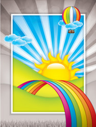 Rainbow topic image 2 Royalty Free Vector Image