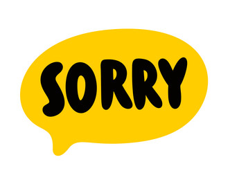 Sorry Logo