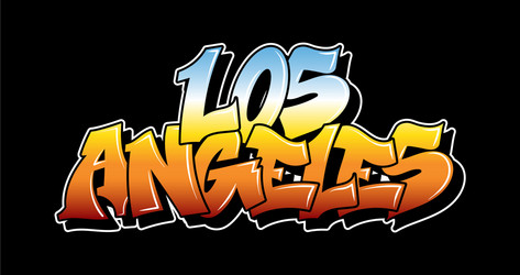 Los Angeles Logo Graffiti