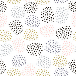 Seamless geometric pattern with dotted Royalty Free Vector