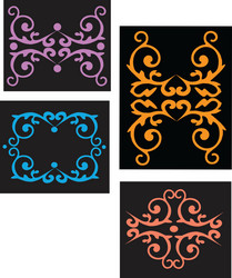 Simple Filigree Vector Images (over 3,400)