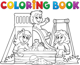 Coloring book summer activity 1 Royalty Free Vector Image