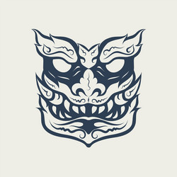 Giant-thai-yark-linethai-emblem-logo-2019-02 Vector Image