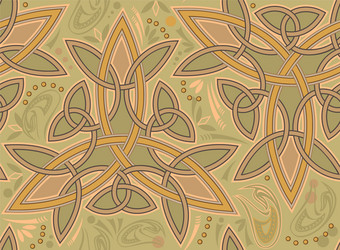 Seamless ornament with baltic symbols Royalty Free Vector