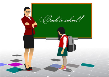 Mean Woman Teacher Clipart