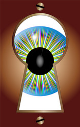 Keyhole Eye Peeking Vector Images (over 190)