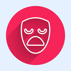 Drama Mask Line Art Vector Images (over 2,200)