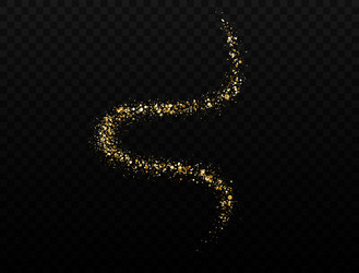 Gold Glitter Wave Royalty Free Vector Image - VectorStock