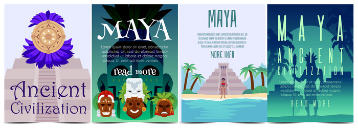 Maya Civilization Poster Vector Images (over 130)