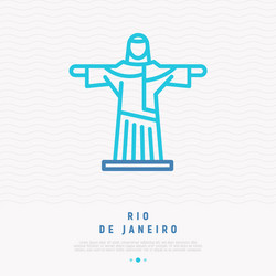 Rio de janeiro color icon Royalty Free Vector Image