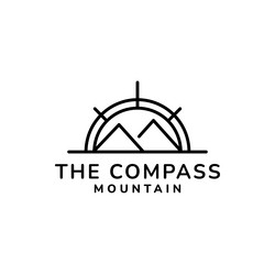 Compass Mountain Logo Vector Images (over 2,700)