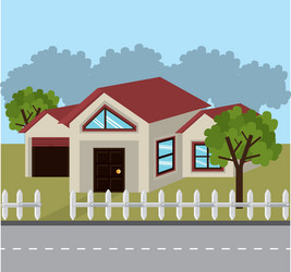 Border design with home sweet Royalty Free Vector Image