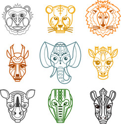 African Animals Line Drawing Vector Images (over 6,100)