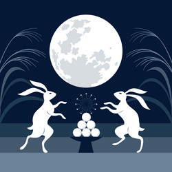 Realistic full moon satellite planet glowing Vector Image