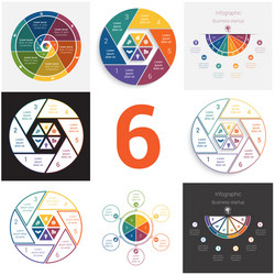 Set universal elements for templates infographics Vector Image