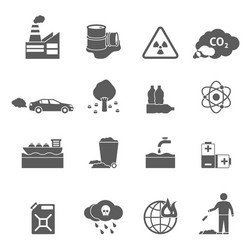 Social issues and critical problems pictograph Vector Image