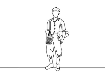 Newspaper Boy Delivery Vector Images (60)