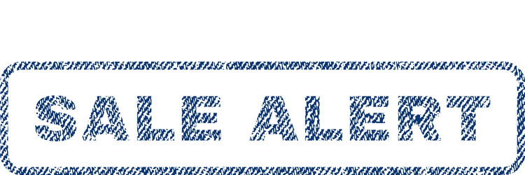 Sale alert rubber stamp Royalty Free Vector Image
