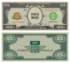 Blank 20 Dollar Bill Template