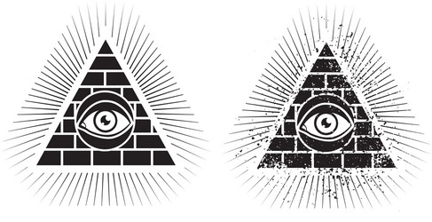 Pyramid Eye Vector Images (over 7,100)