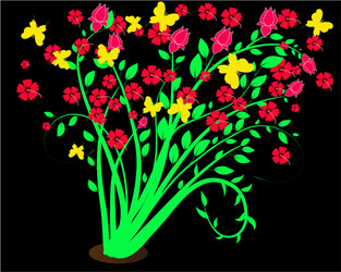 Bunga Raya Vector Images (35)