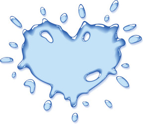 Water Splash Heart Vector Images (over 1,000)