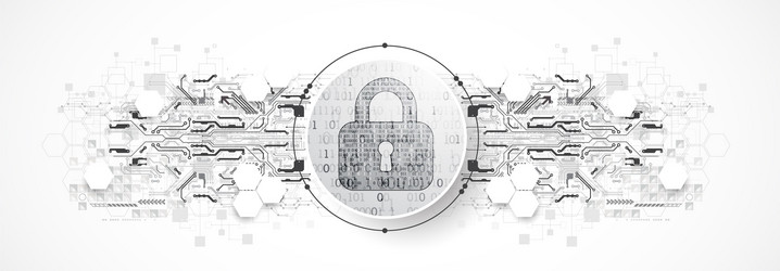 Protection concept protect mechanism system Vector Image