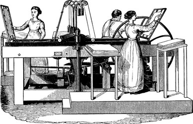 Draw Printing Press Vector Images (over 2,000)