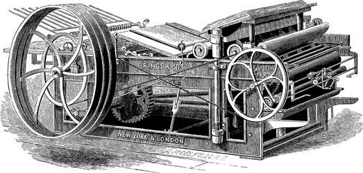 Draw Printing Press Vector Images (over 1,800)